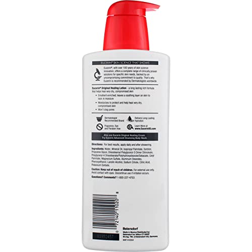 Eucerin Original Healing Lotion 16.90 Oz (Pack of 6)