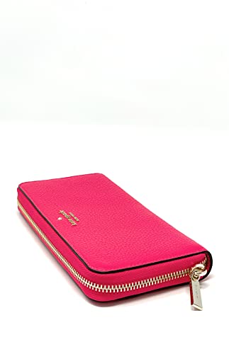 Kate Spade New York Leila Large Leather Continental Wallet Gold/Bikini Pink