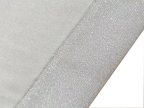 SFN SKY 10ft x10ft Silver Spandex Curtain Party Wedding Backdrop Photography Background Photo Booth Backdrop Studio Background (Silver)