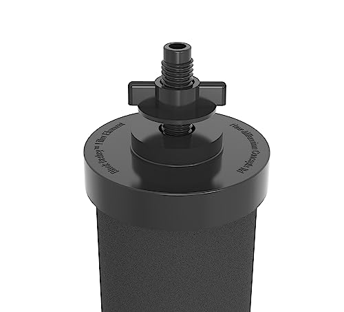 NSF/ANSI 372 Certified Water Filter, Replacement for Berkey® BB-9-2 Black Purification Elements and Berkey® Gravity Filter System, Pack of 2
