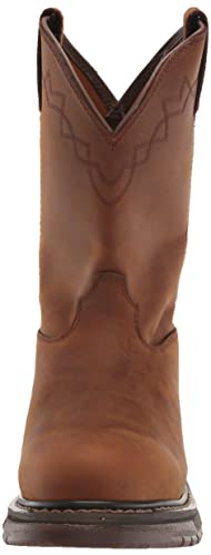 Rocky Men's Original Ride Western Boot, Trail Brown, 9 Wide