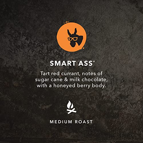 Kicking Horse Coffee, Smart Ass, Medium Roast, Whole Bean, 2.2 Pound - Certified Organic, Fairtrade, Kosher Coffee