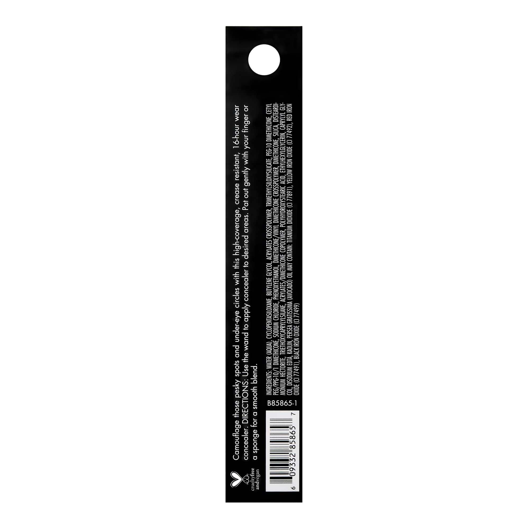 e.l.f. 16HR Camo Concealer, Full Coverage & Highly Pigmented, Matte Finish, Deep Caramel, 0.203 Fl Oz (6mL)