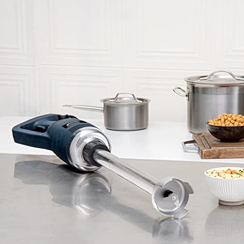 Restaurantware Hi Tek Stainless Steel Blending Shaft - Fits Variable Speed Immersion Blender - 18" - 1 count box,Silver