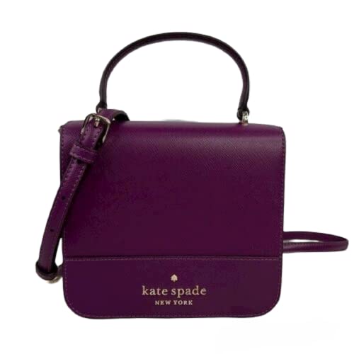 Kate Spade New York Staci Square Crossbody (Plum Purple)