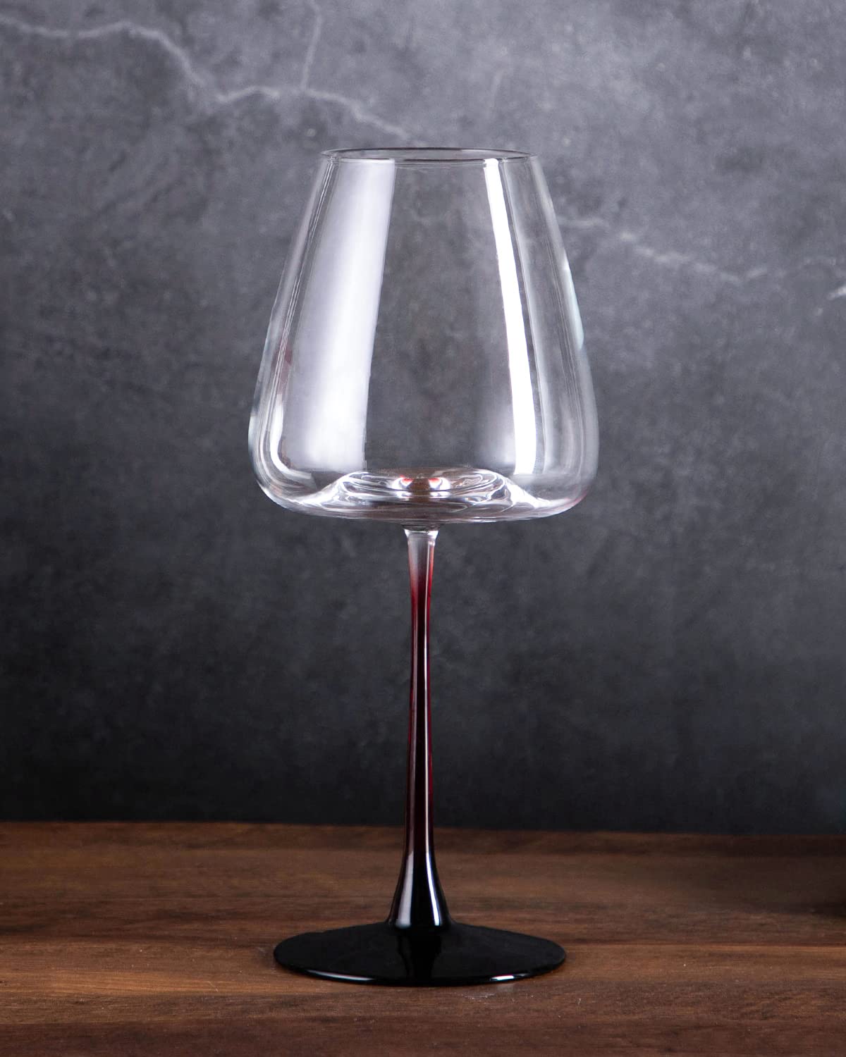 GIFORYA Wine Glasses Set of 2,19 OZ Crystal Clear Wine Glasses, Unique Long Stem Wine Glasses for Daily Use or Birthday Gift, Lead-Free Premium Drinking Glassware