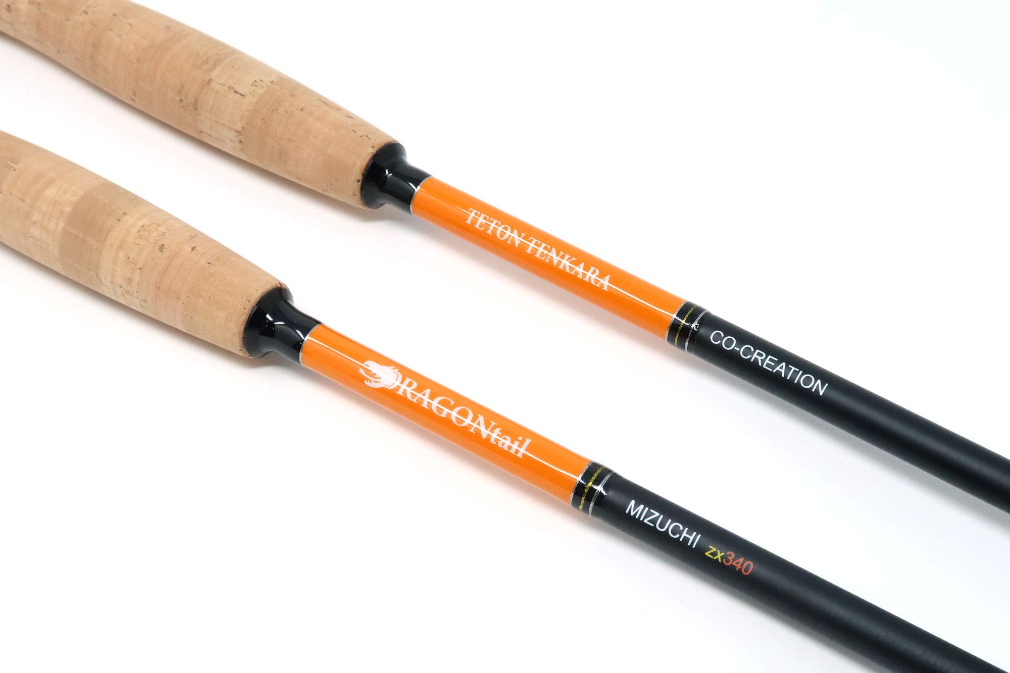 DRAGONtail MIZUCHI zx340 Zoom Small Stream 3 Length Tenkara Rod (with Level Line Starter Kit)