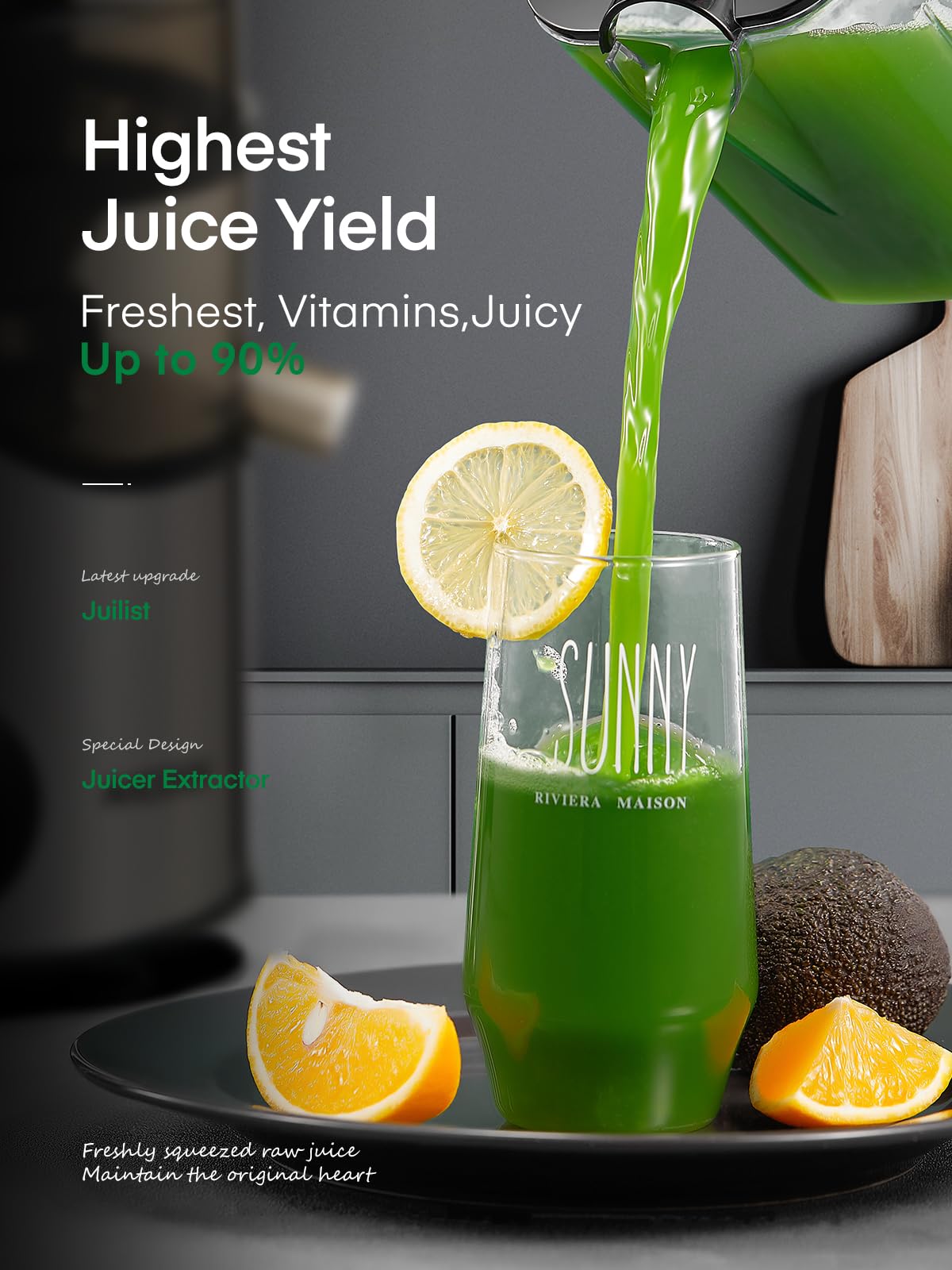Juicer Machines, 600W Centrifugal Juicer Extractor with Wide Mouth 3” Feed Chute, 1200W Peak Power for Hard & Soft Fruit Vegetable, Easy to Clean, Stainless Steel, Silver