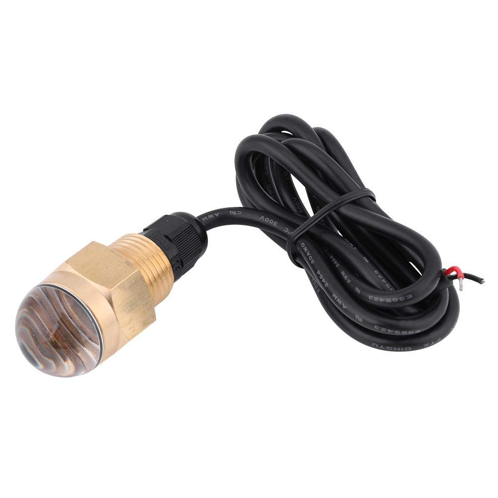 Drain plug light, Marine Boat 12V Brass Glass Blue LED Underwater Light Lamp Drain Plug1/2" NPT Yacht Accessory