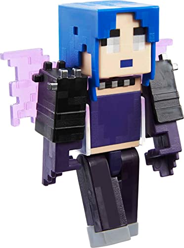 Mattel Minecraft Creator Series Spooky Wings Figure, Collectible Building Toy, 3.25-inch Action Figure with Accessories, Gift for Ages 6 Years & Older
