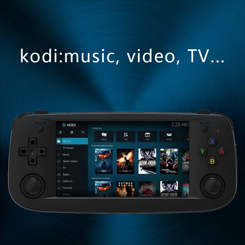 JoySeed RG503 Handheld Arcade Game Console with 23000 Games, 64G 4.95 Inch Retro Portable Game Console RK3566 - Black, 19 x 8.4 x 2.1cm, W8O0O152B5QK3437S0NF71