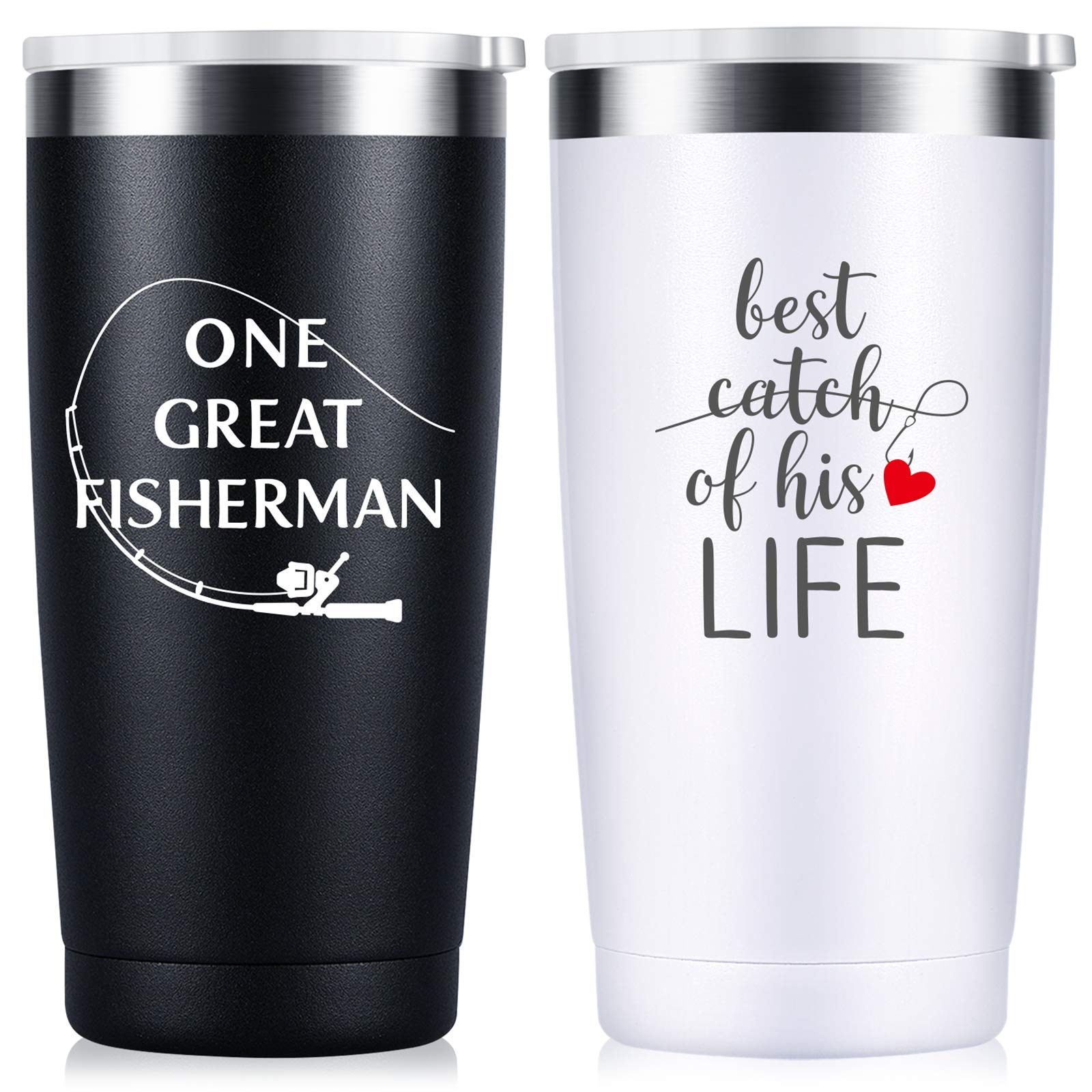 Wedding Anniversary for Couple Friend Lovers Cups Stainless Steel Wine Tumbler Travel Mug with Straw and Lid,2 Pack (4.blackwhite)
