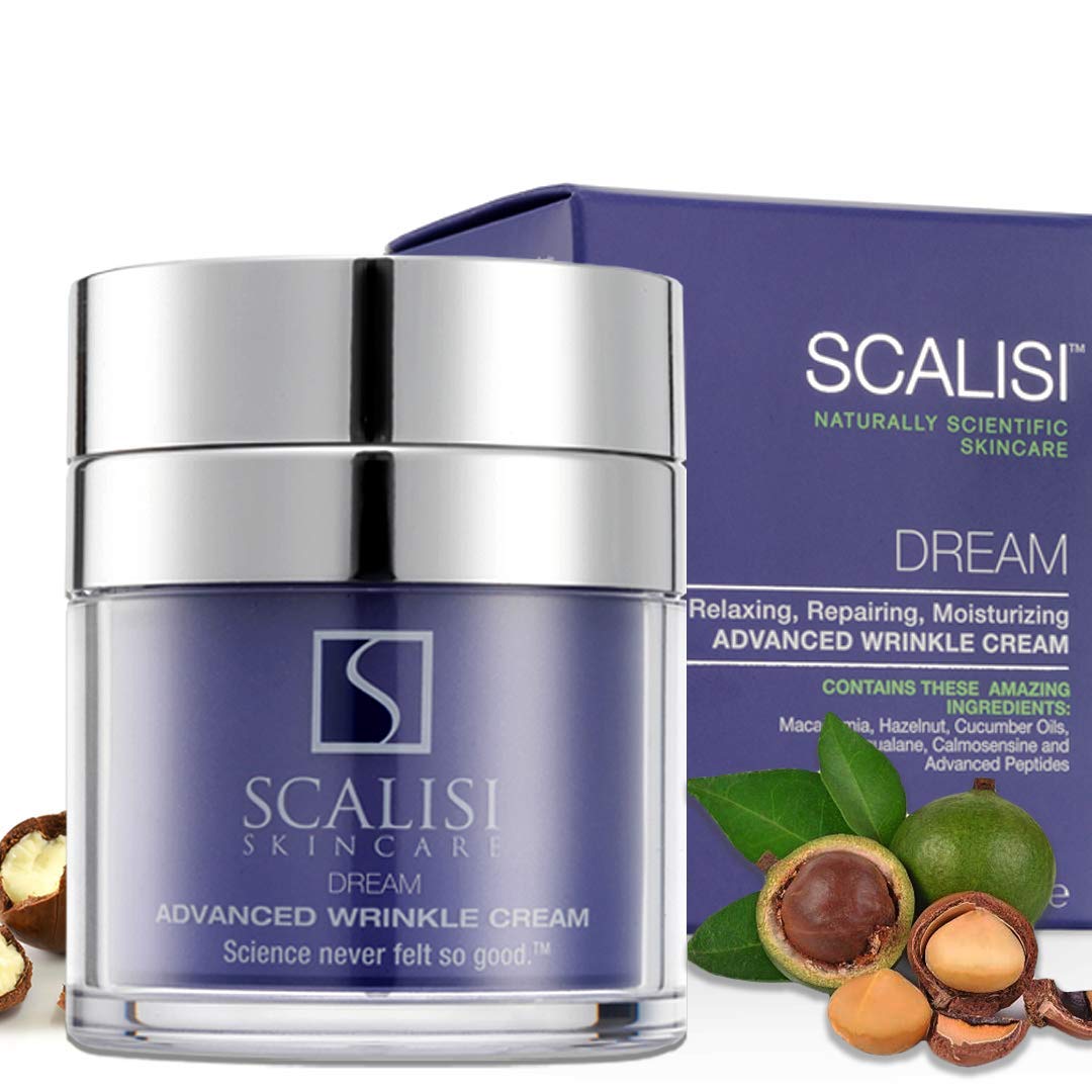 DREAM Advanced Wrinkle Cream by SCALISI NATURALLY SCIENTIFIC SKINCARE - Relaxing, Repairing, Moisturizing Day and Night Cream