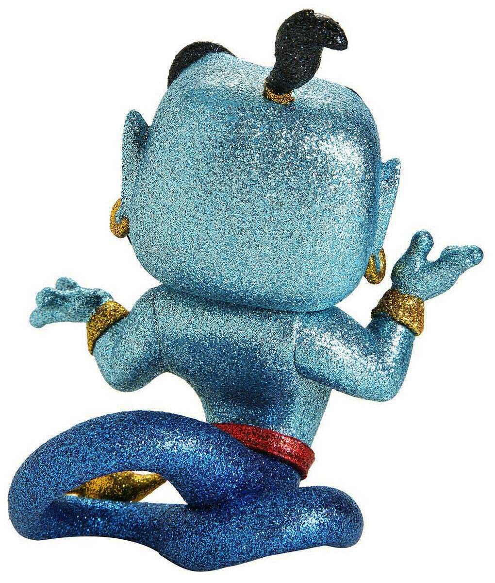 Funko Movies: Aladdin - Diamond Glitter Genie with Lamp Collectible Figure, Multicolor