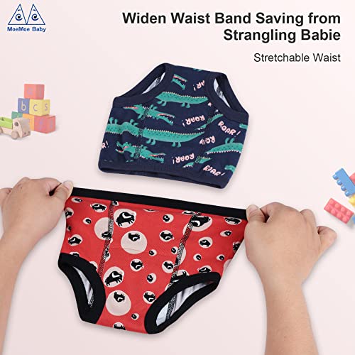 MOEMOE BABY Training Pants Absorbent Potty Training Underwear for Toddler Boys Girls, Cotton Training Pants 6T