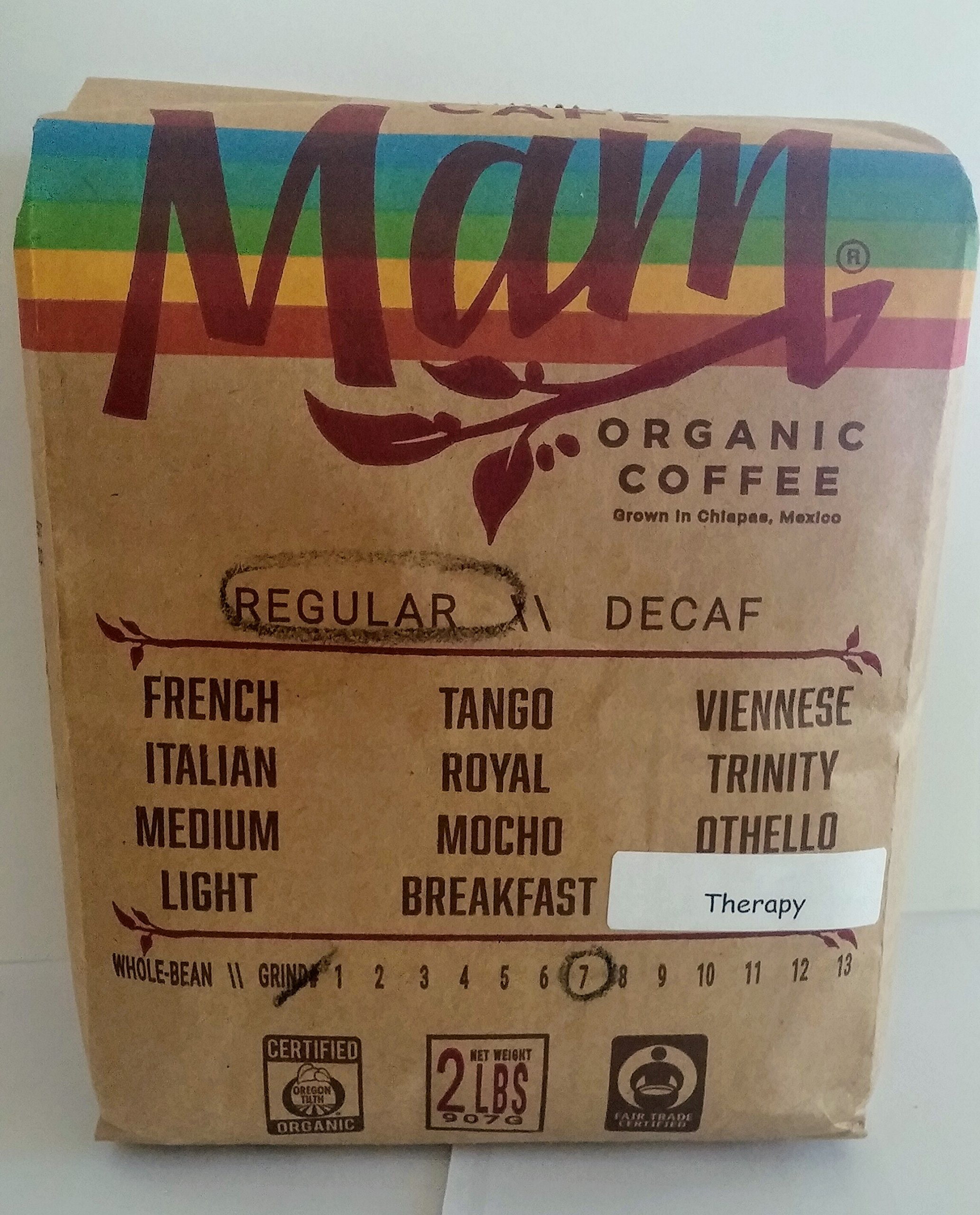 Enema Coffee - ORGANIC- 2 LBS- Cafe Mam THE ONLY ENEMA COFFEE Recommended by Gerson Institute.