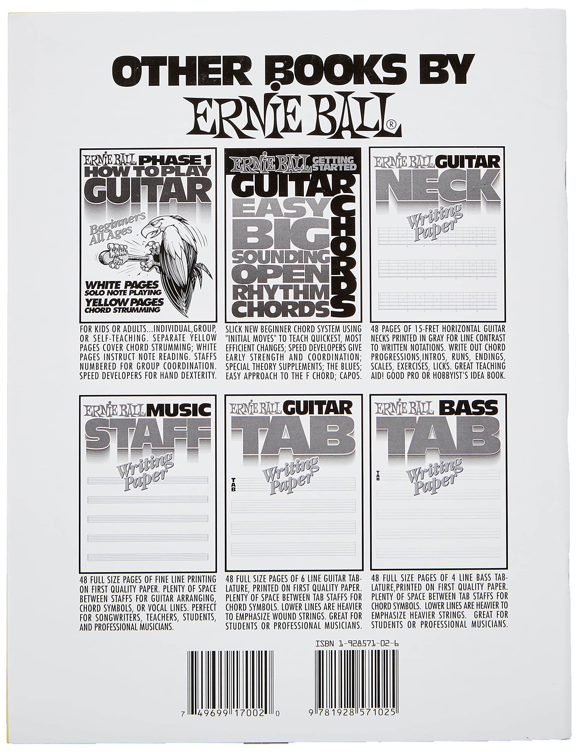 Ernie Ball How To Play Guitar Phase 2 Book