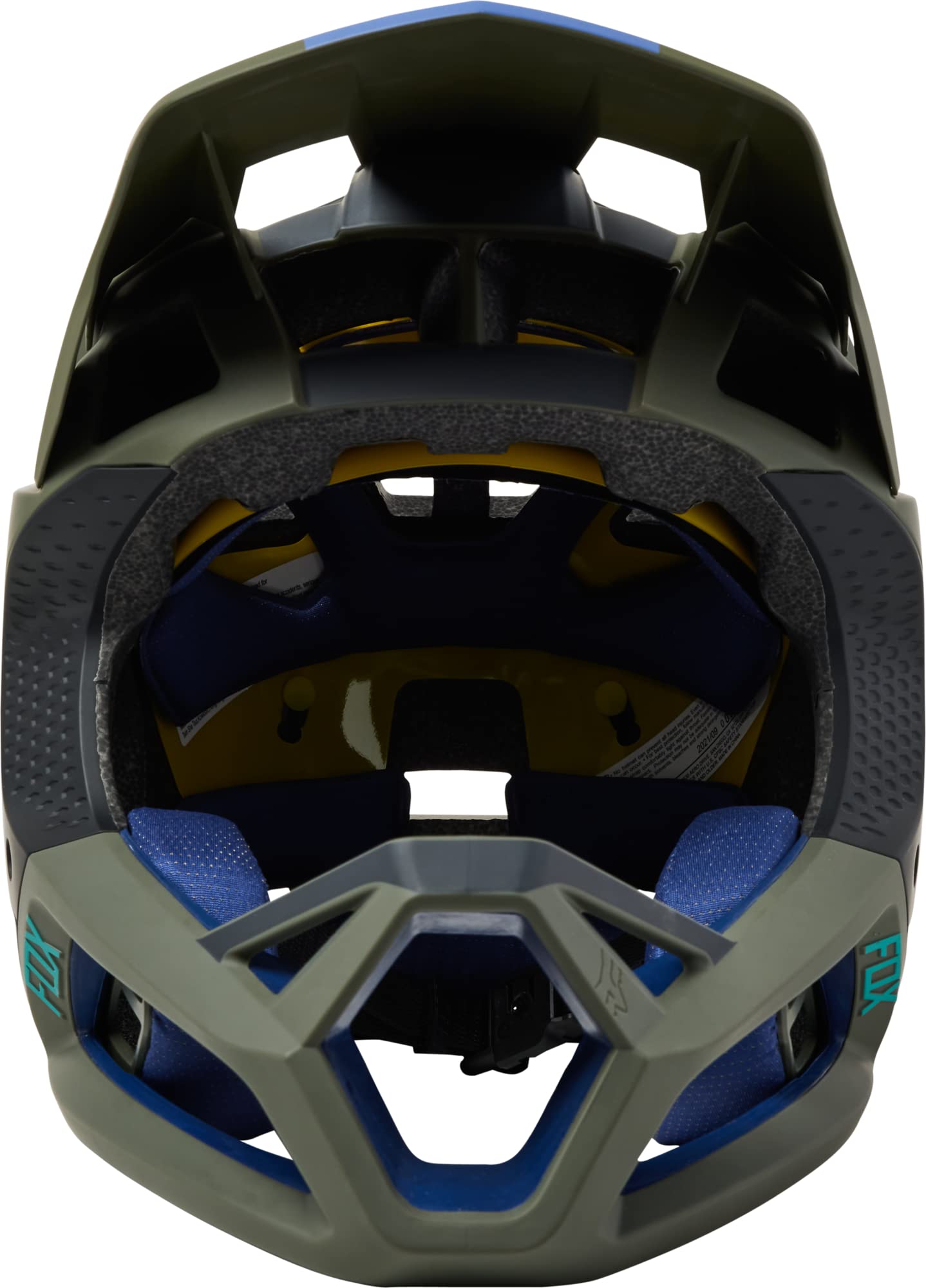 Fox Racing Proframe Mountain Bike Helmet, BLOCKED Black, Mediuim