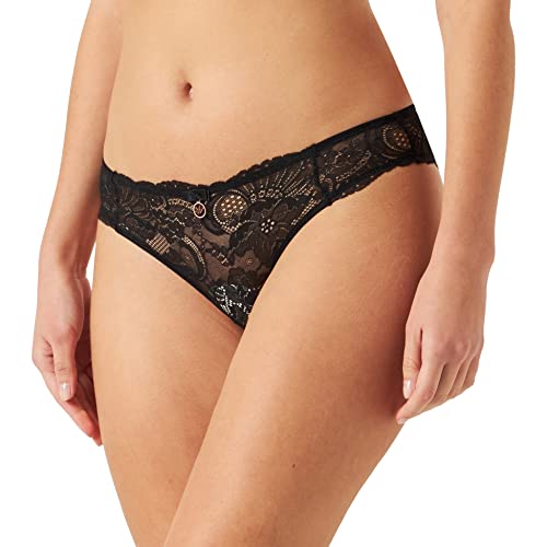 Emporio Armani Women's Eternal Lace Brief, Black, Large