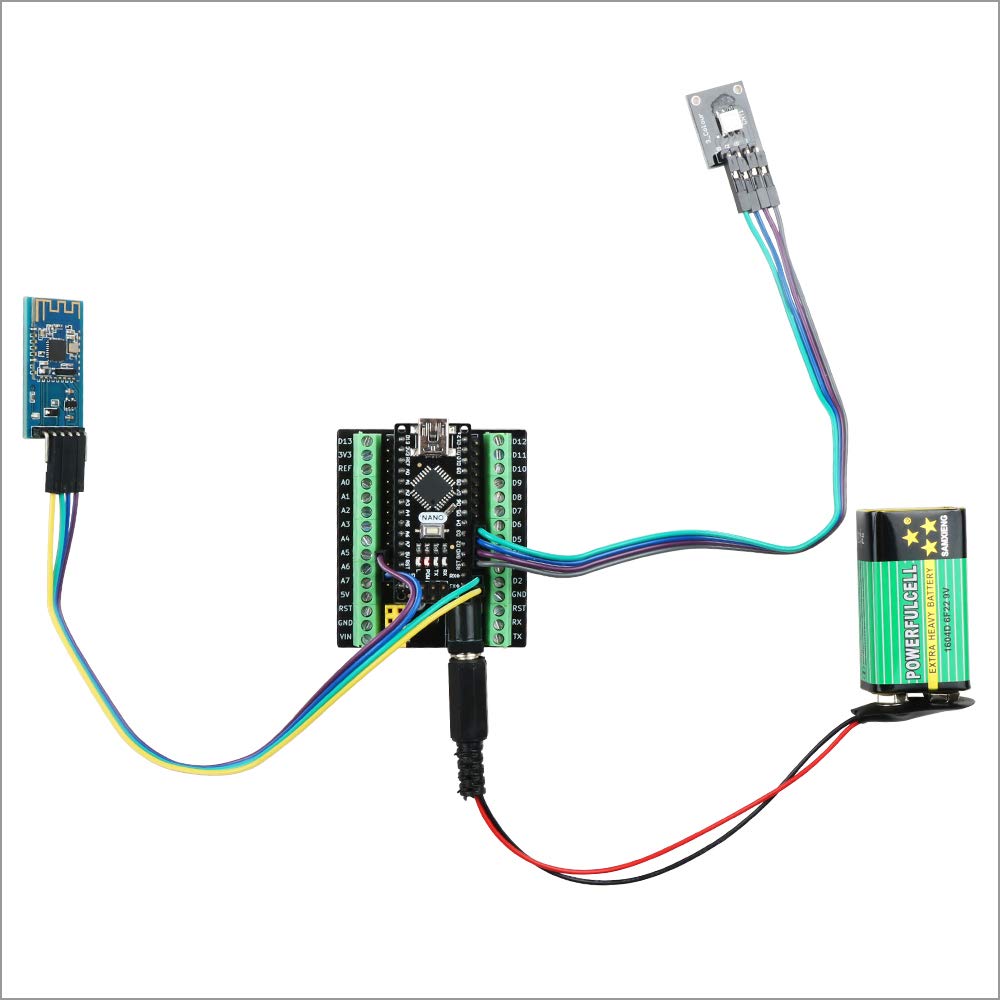 Emakefun Terminal Expansion Adapter Board Compatible with Arduino Nano V3.0 AVR ATMEGA328P with NRF2401+ Expansion Interface, DC Power Supply Interface (5PCS)