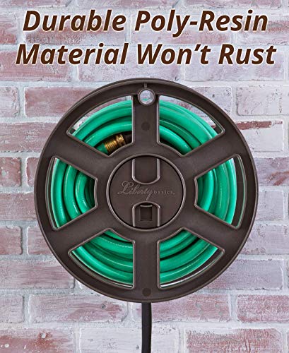 Liberty Basics 510 Wall Mount Hose Reel, Bronze