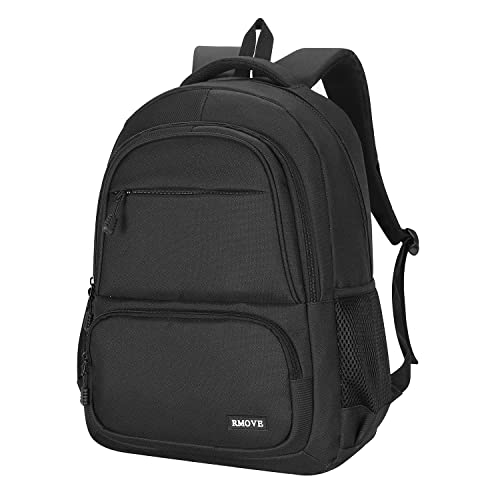 RMOVE Laptop Backpack,Business Travel Backpack, Water Resistant, Computer Bag for Women & Men Fits 15.6 Inch Laptop and Notebook - Black