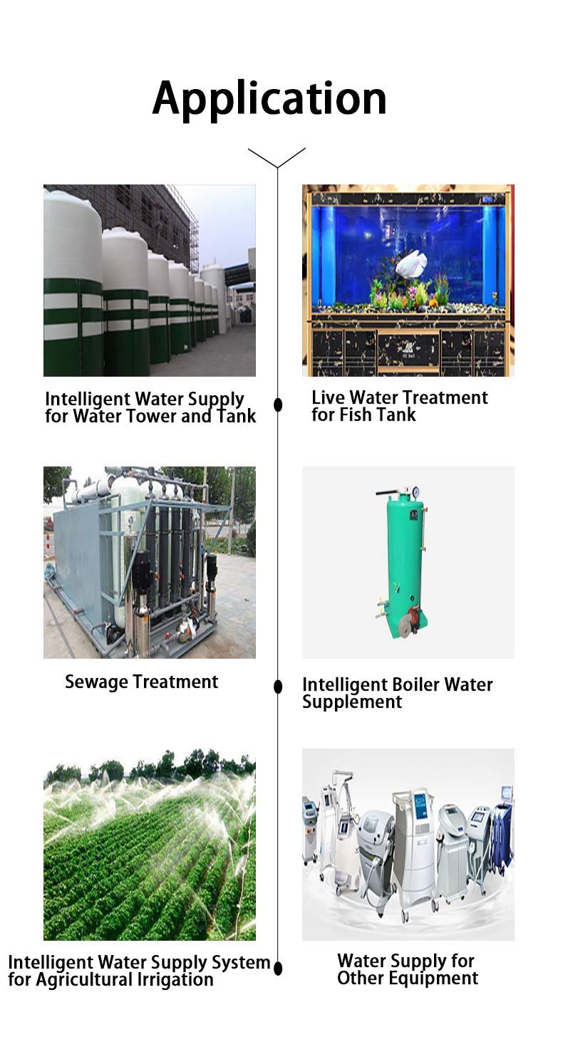 Electronic Nuts Fully Automatic Water Level Controller Water Tank Automatic Filling System Water Pump Controller with Three Non Contact/Contactless Water Level Sensors