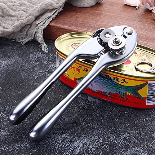 LICAIDAO Stainless Steel Classic Multifunction Can Opener/Bottle Opener