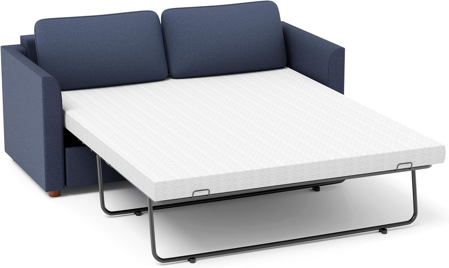 wilzealan 4 Inch Memory Foam Replacement Mattress for Sleeper Sofa and Couch Beds,Queen Size,CertiPUR-US Certified,Washable Cover(Sofa Not Included) Generic Dimensions