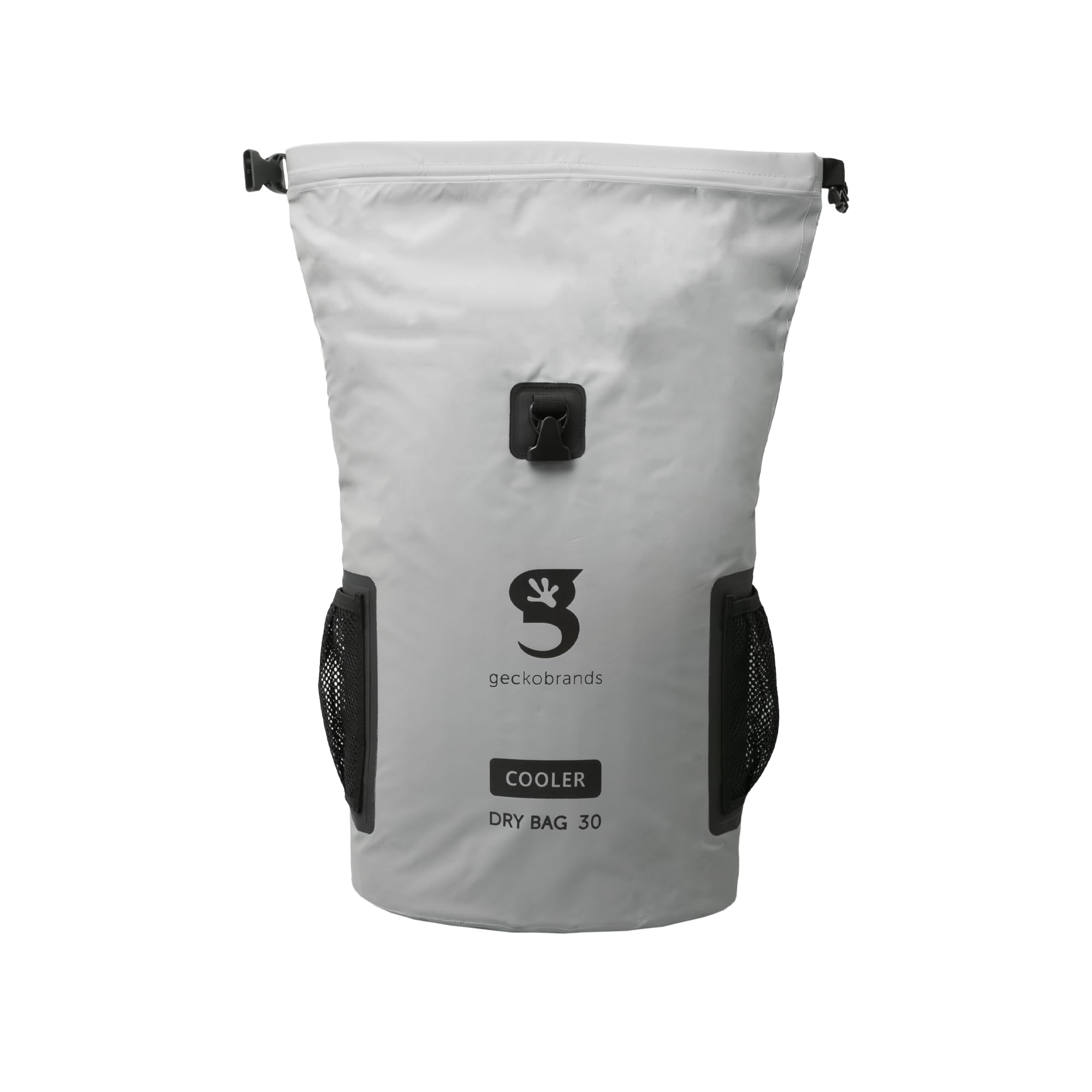 geckobrands 30L Backpack Dry Bag Cooler - Holds 24 Cans or 18 Bottles - Dry Bag Backpack with 3-Section Padded Back, Perfect for Outdoor Activities