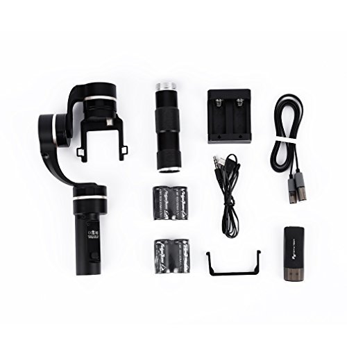 Feiyu Tech FY-G4S 3-Axis Gimbal for GoPro with 4 Way Joystick (Black)