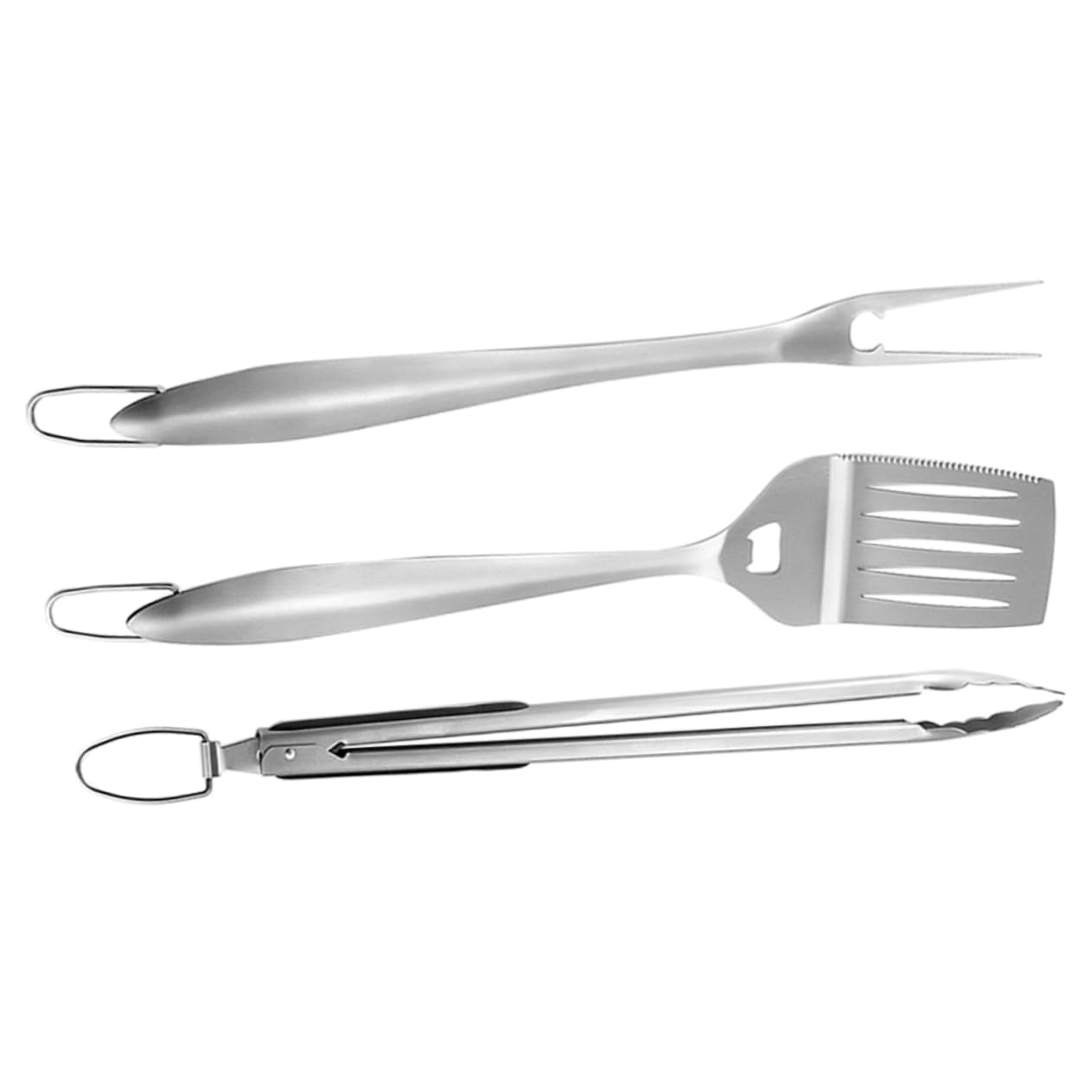 GANAZONO 2 Sets Barbecue Tool Set BBQ skewers Outdoor Grill kit Barbecue mat Grill Cooking Utensils BBQ Tool kit Grill for Camping Grill Tools Stainless Steel Barbecue Stick Multifunction