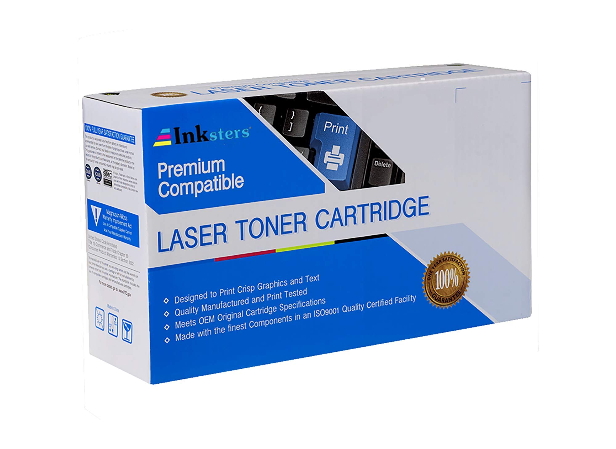 Inksters of America Compatible Toner Cartridge Replacement for Brother TN660 Jumbo Black - 5200 Pages