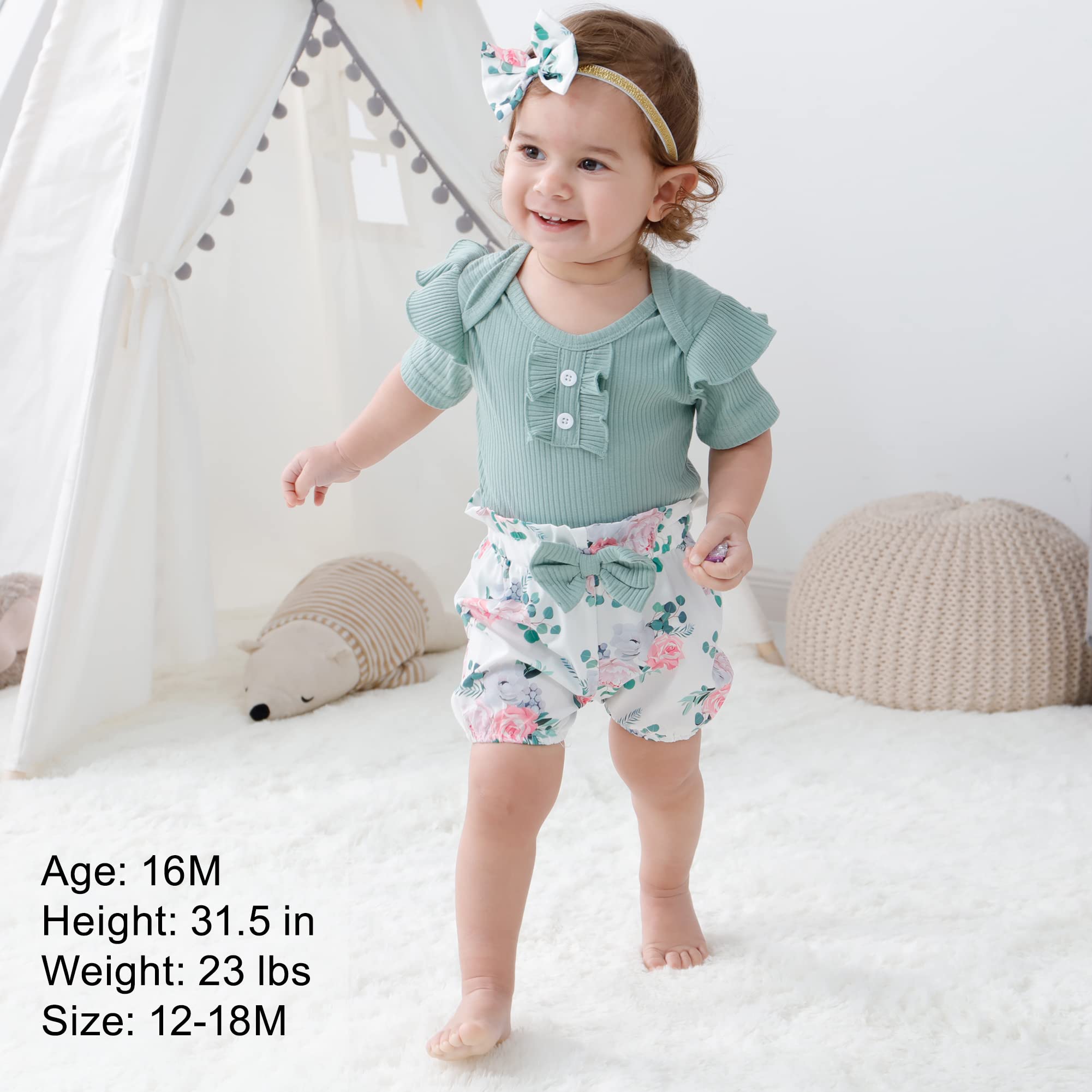 WESIDOM Baby Girl Clothes,Hooded Long Sleeve Printed Leopard Pants Headband Sweatshirt Toddler Outfit Clothing Sets