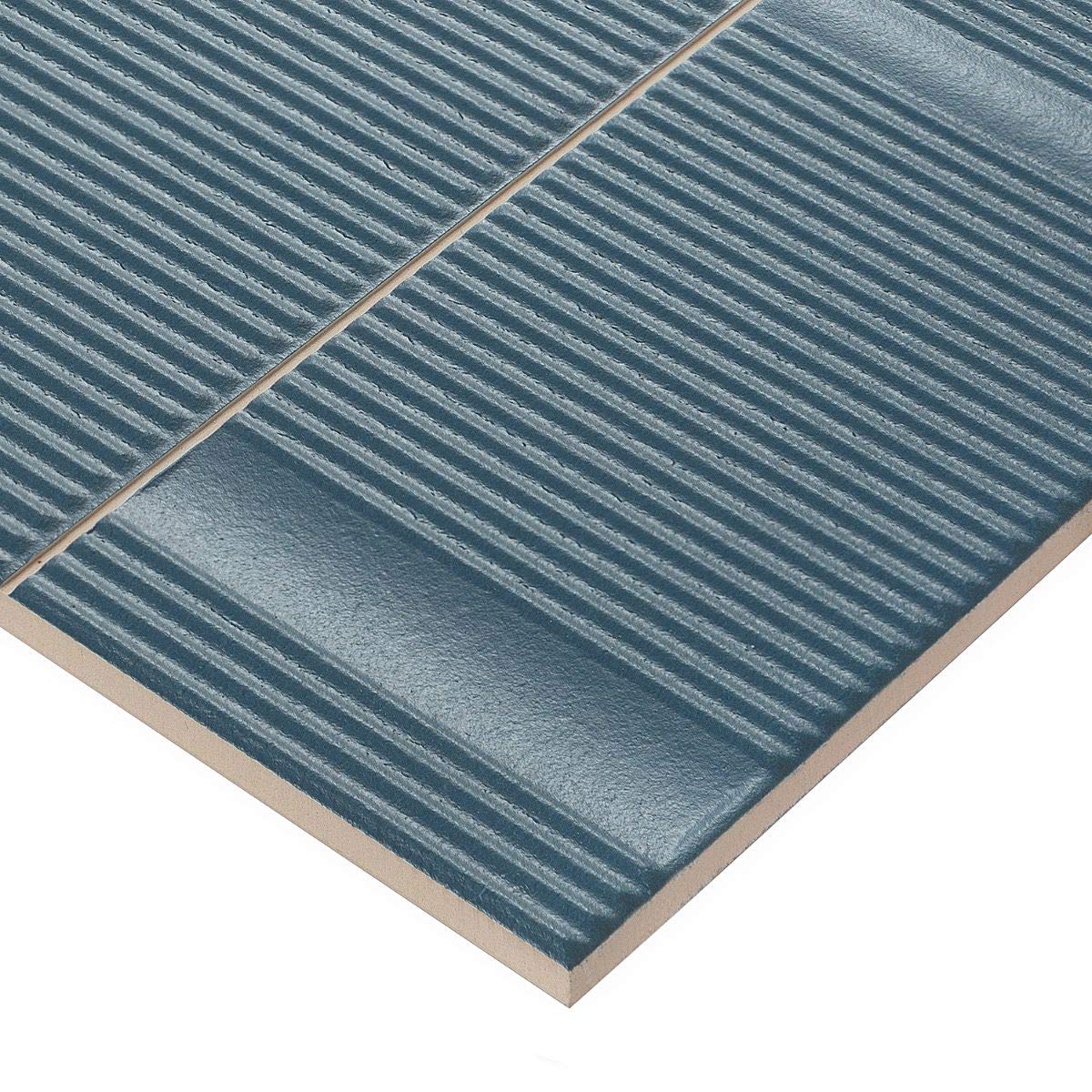 Flyer Blue 7.87 in. x 15.74 in. Matte Backsplash, Kitchen, Bathroom Ceramic Wall Tile (12 Pieces 10.32 Sq. Ft. / Case)