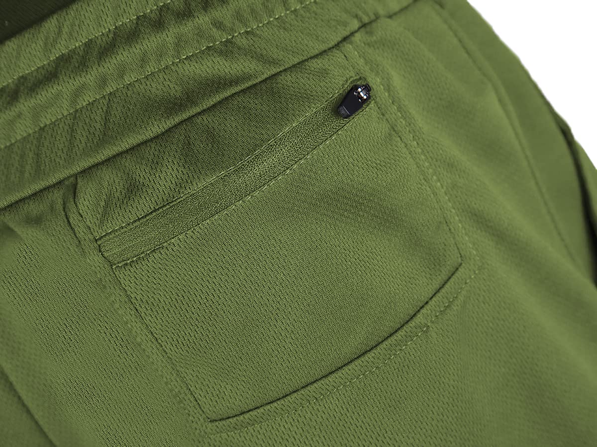 FLYFIREFLY Men's 2-in-1 Workout Running Shorts 7" Lightweight Gym Yoga Training Sport Short Pants