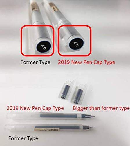 Gel Ink Muji Ballpoint Pens 0.7mm Black color 10pcs 2019 New ver. JAPAN import