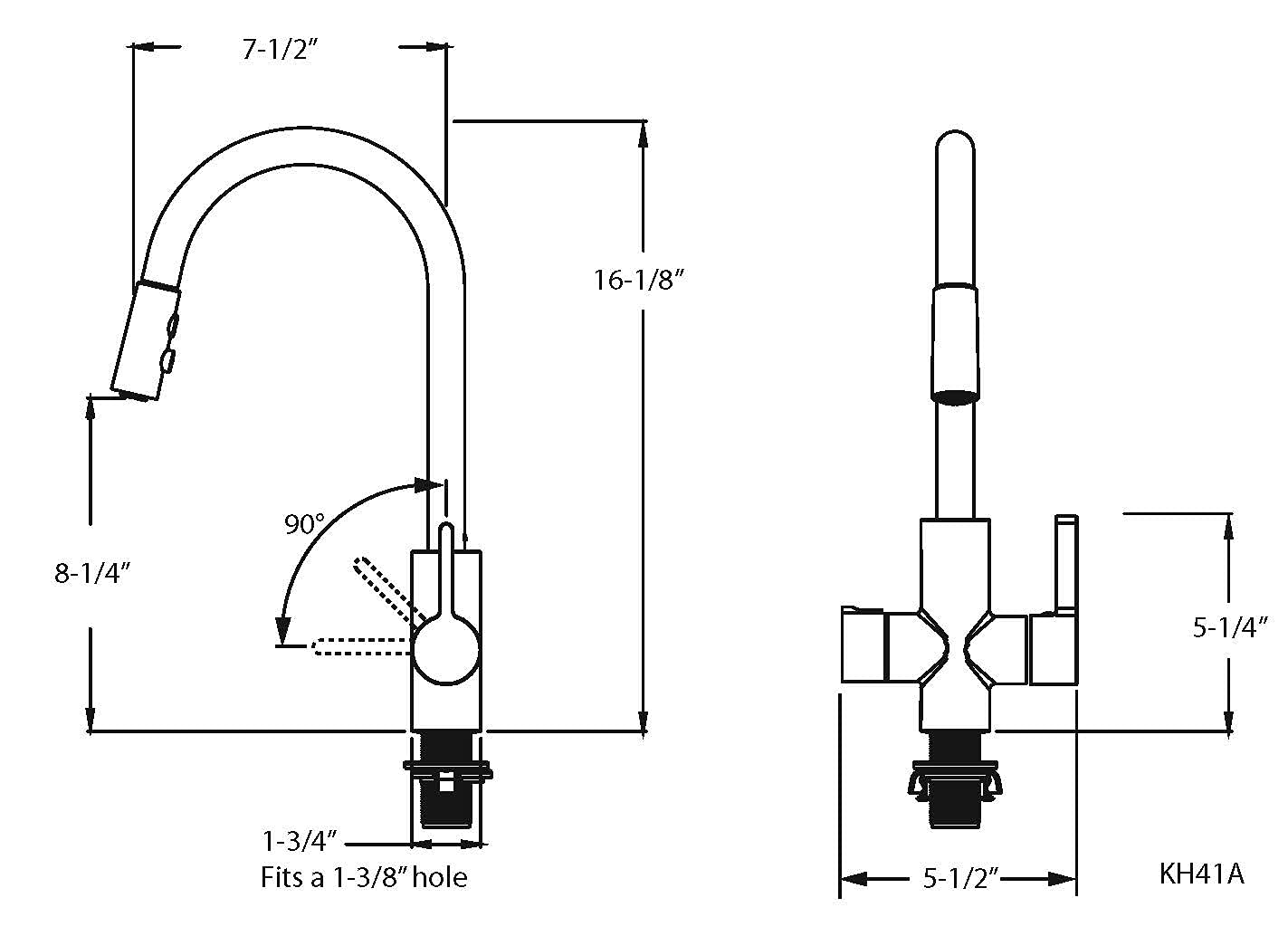 Westbrass KH41AK-62 HotMaster 4 in 1 Kitchen Faucet Kit with Dual Mode Pull Out Spray Head, DigiHot Instant Hot Water Tank and Two in-Line Water Filter System, Matte Black