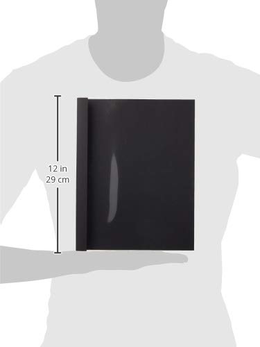 Fellowes 1/16-Inch Thermal Binding Covers, 10-Pack, Black (5225301)