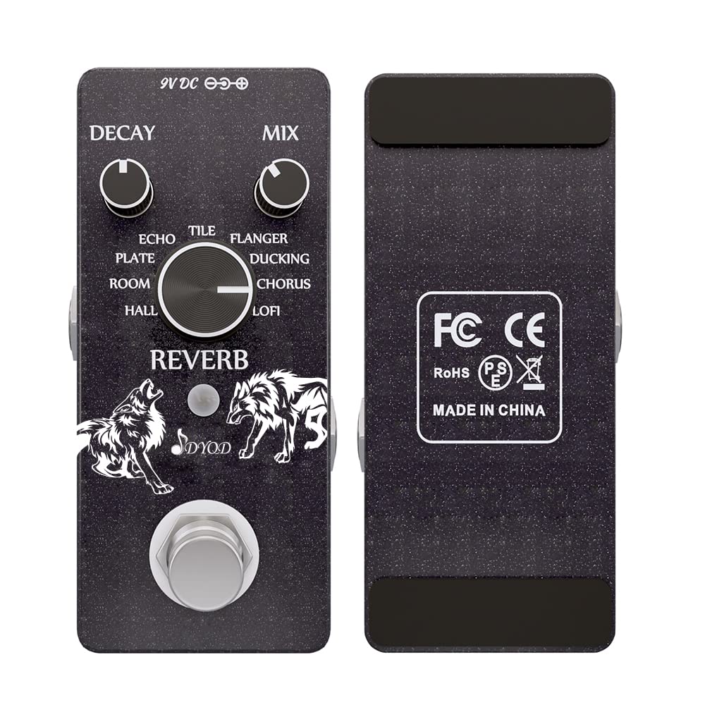 High Gain Distortion Guitar Pedal, Electric Effects Pedals Mini Single Type DC 9V True Bypass, Durable Guitar Pedal Aluminium-Alloy Classic, Stable and Strong.