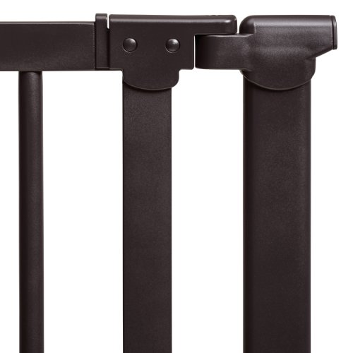 Evenflo Walk-Thru Wood and Metal Pressure Gate, Black