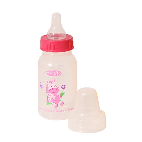 Evenflo Zoo Friends Bottle Pegable with Standard Nipple, 4 Ounce
