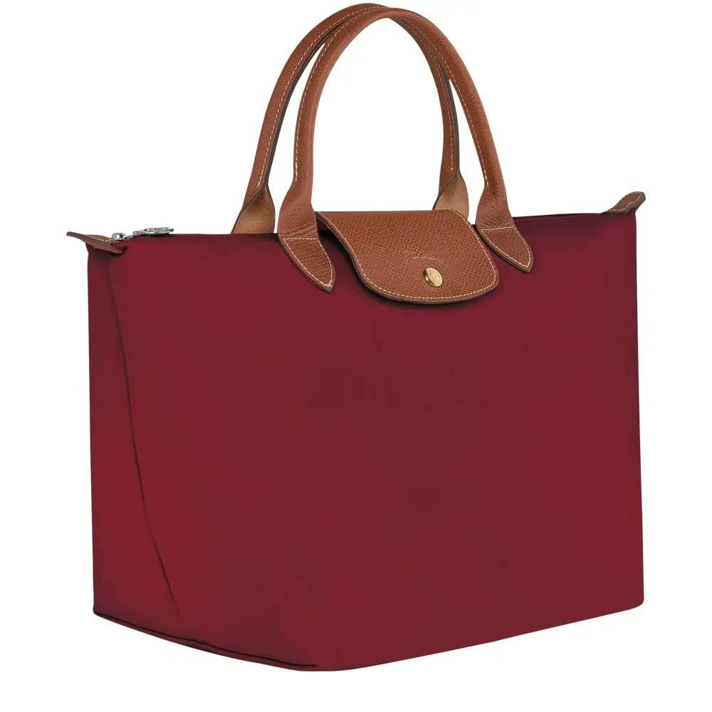 Longchamp Women's Le Pliage Medium Top Handle Handbag, Rouge