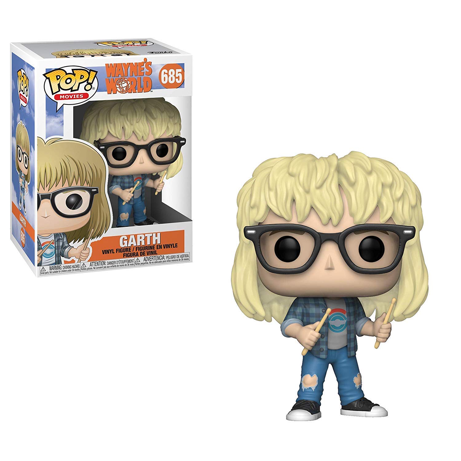 FunKo Pop! Movies: Wayne's World Collectible Vinyl Figures, 3.75" (Set of 2)