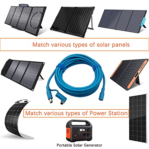KarlKers 20Ft Jackery Extension Cable 14AWG, Waterproof Jackery Cable, DC 8mm Extension Cable, 8mm DC Power Plug With DC8020 For GZ Yeti Aker Jackery Solar Generator Portable Power Station Solar Panel