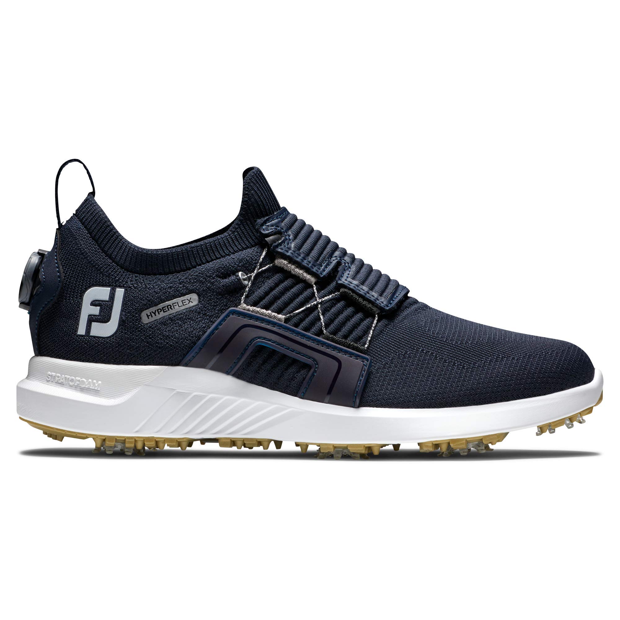 FootJoy Men's Hyperflex Boa Previous Season Style Golf Shoe, Midnight Blue, 8.5