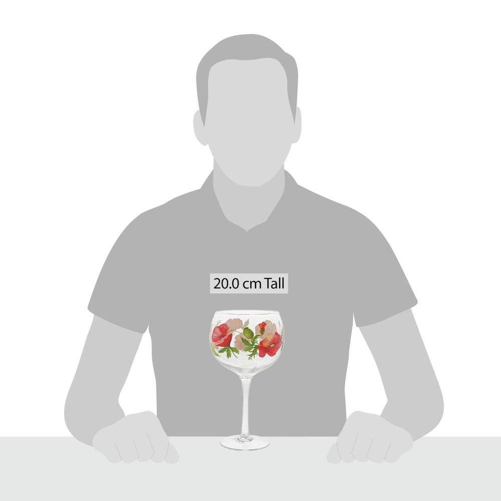 Ginology Poppies Copa Gin Glass
