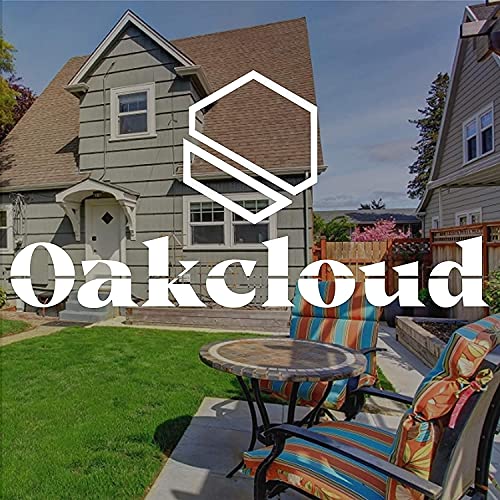 Oakmont Outdoor Furniture 3 Piece Conversation Bistro Set Rocking Chairs and Glass Top Table, Thick Cushions, Black Steel (Brown)