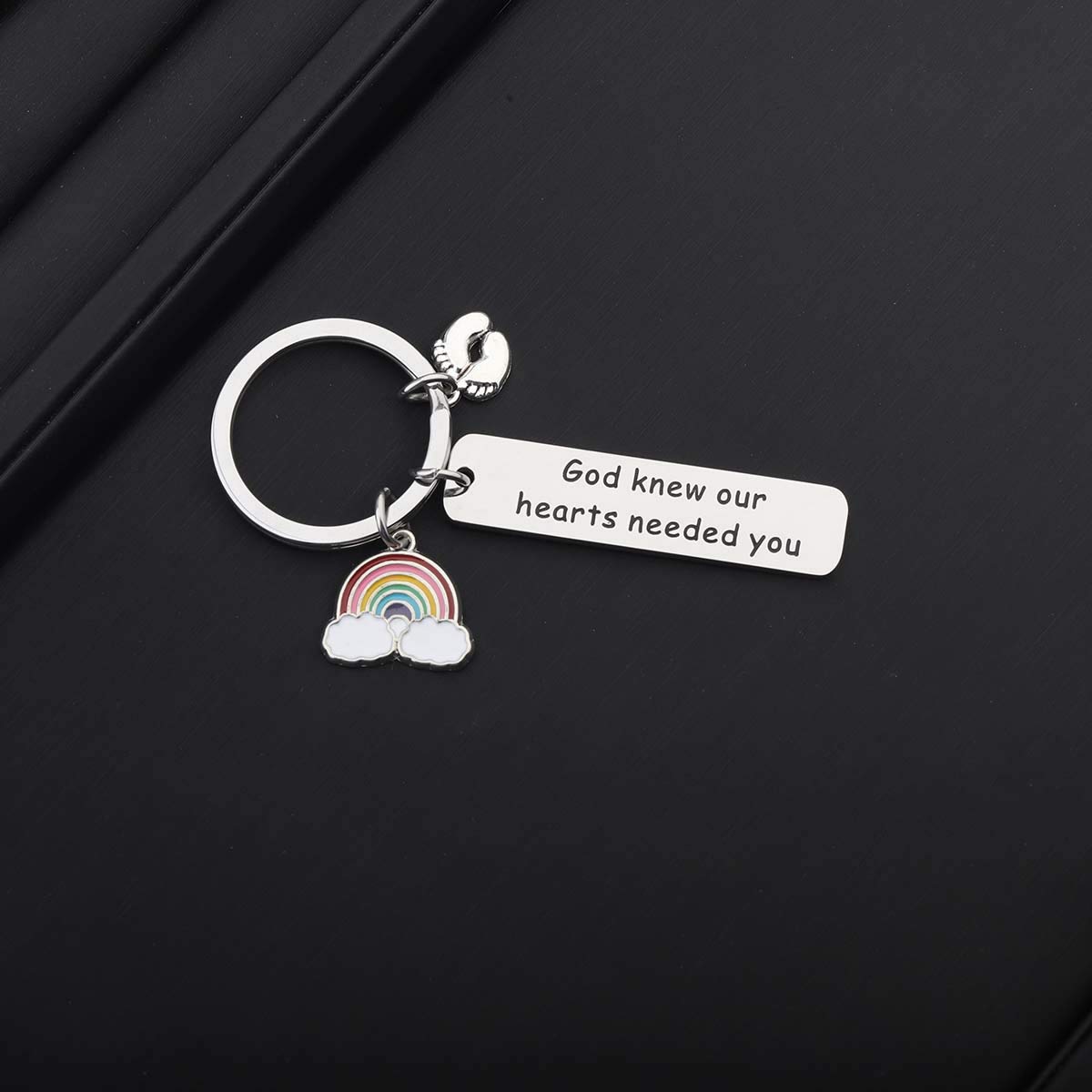ENSIANTH Gift for Rainbow Baby New Parents GiftRainbow Key