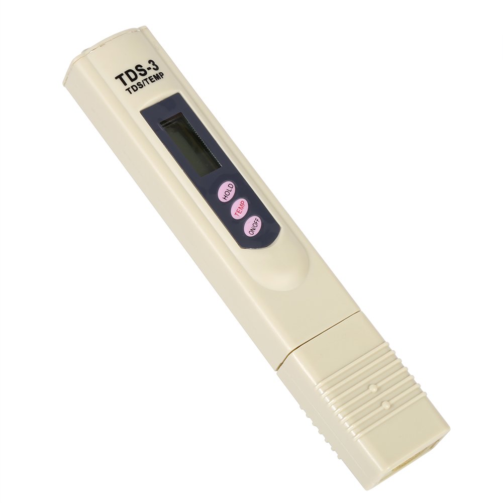 MIGONG Ph Tester Digital, Digital LCD Soil Ph Meter Water Quality Testing Pen Tds Meter Tester 0‑9999 Ppm Temp Portable for Water Laboratories CDC The Aquaculture Industry (Grey)